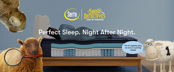 Serta® Teams Up With “The Sheep Detectives” to Introduce the New Serta ...